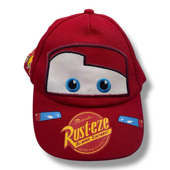 Pixar | Accessories | Disney Pixar Cars Red Baseball Hat W Lightning ...